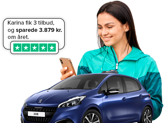Billig bilforsikring - Få 3 gratis tilbud - Findforsikring.dk